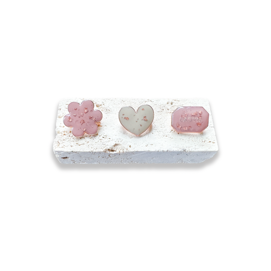 Glitter Trio Pack Pins – Lady N Jewelry